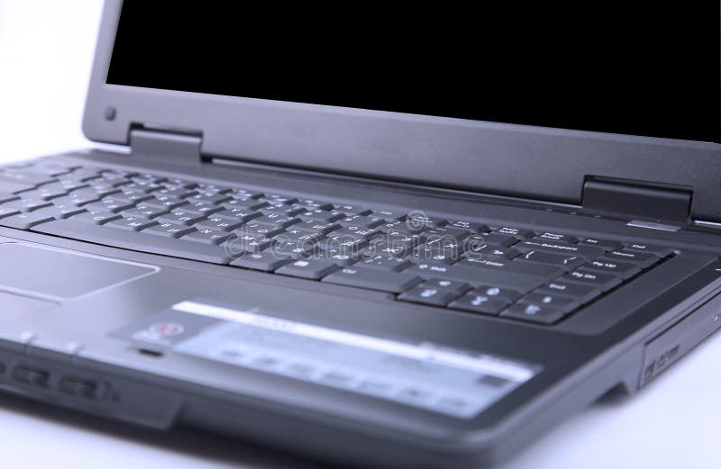 Personal portable computer stock image. Image of display - 8991767