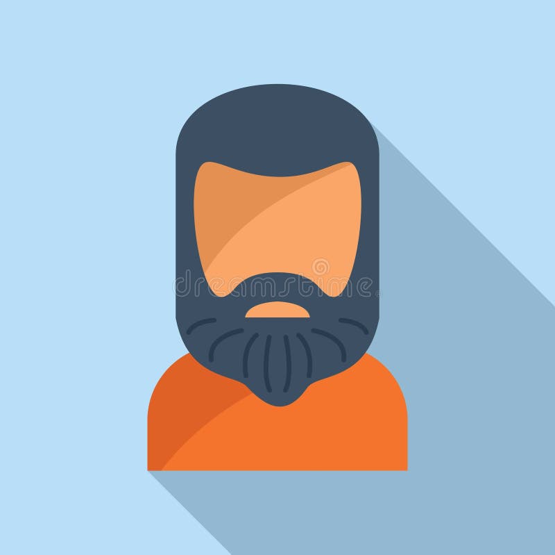 Personal Portrait Icon Flat Vector. Model Creative Stock Illustration ...