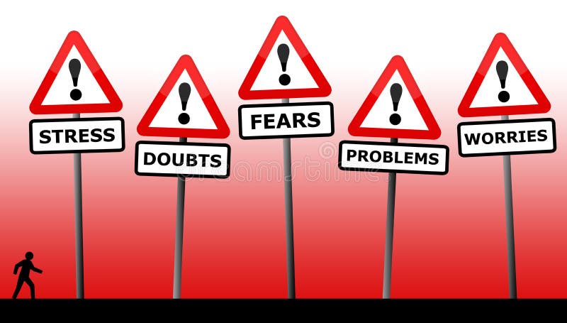 Personal problems stock illustration. Illustration of doubts - 28179772