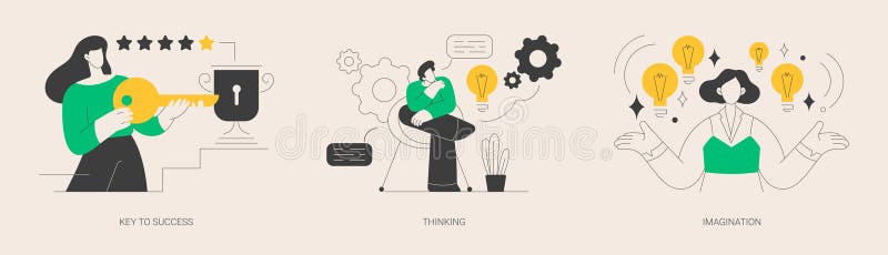 Personal and Professional Growth Abstract Concept Vector Illustrations ...