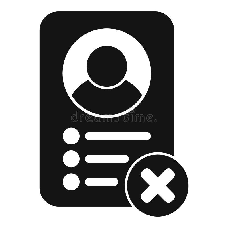 Personal Profile Being Deleted from User Database Stock Illustration ...