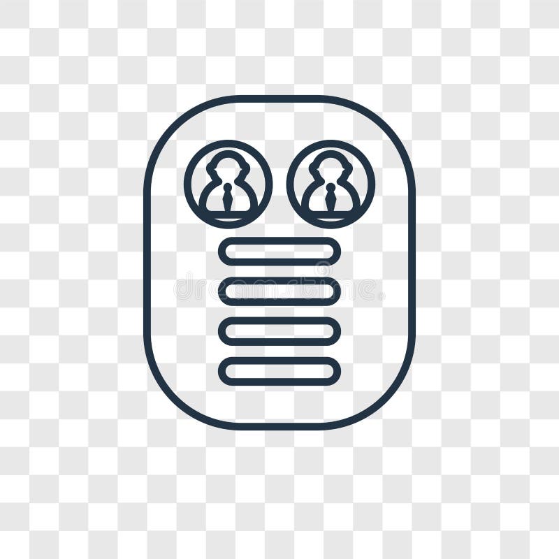 Personal Profile Icon Vector Isolated on White Background, Personal ...