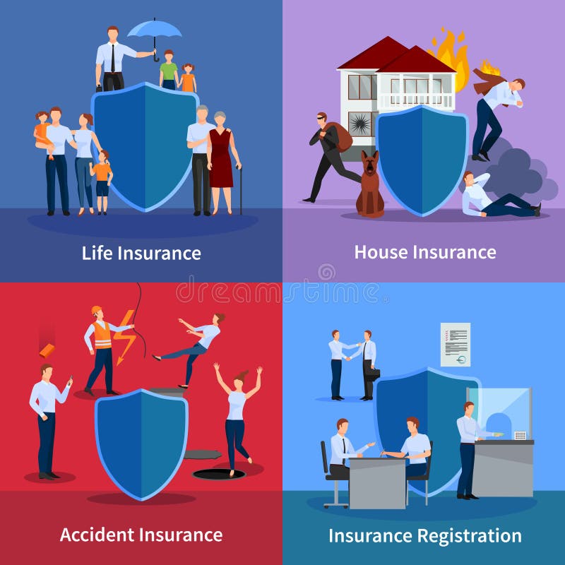 Life Insurance Infographics Stock Illustration - Illustration of ...