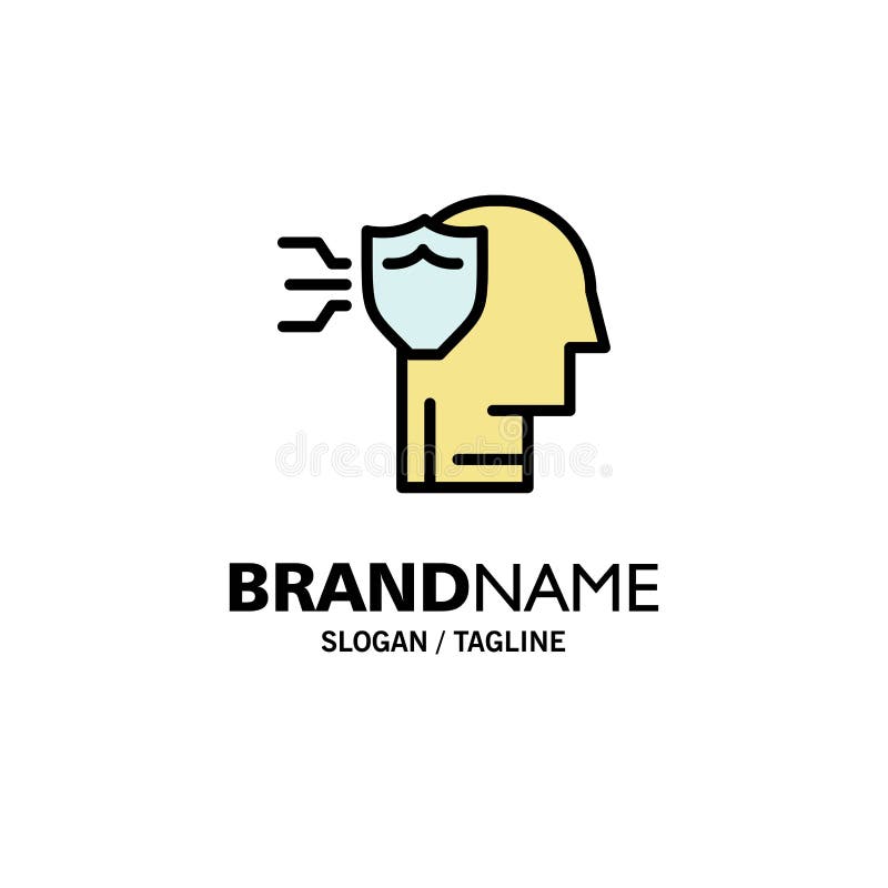 Personal, Protection, Security, Shield Business Logo Template. Flat ...