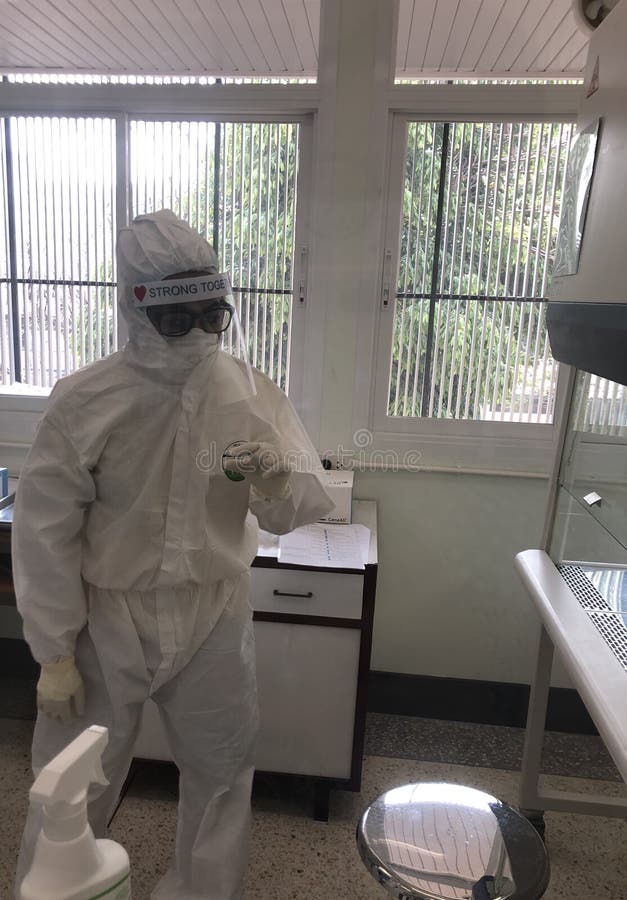 Personal Protective Equipment for COVID-19 Lab Editorial Photo - Image ...