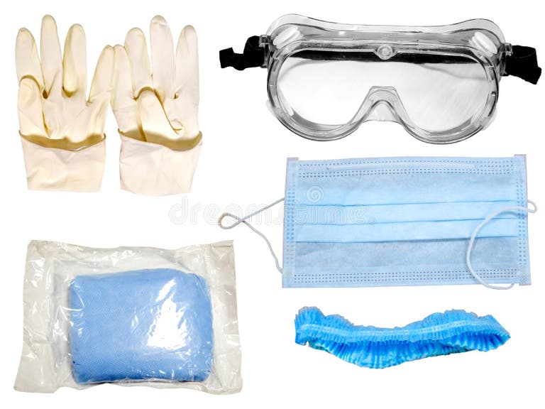 Personal Protective Equipment PPE Kit Stock Photo - Image of profession ...