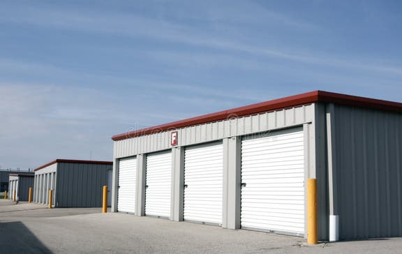 Personal Rental Storage Units Stock Image - Image of buildings ...