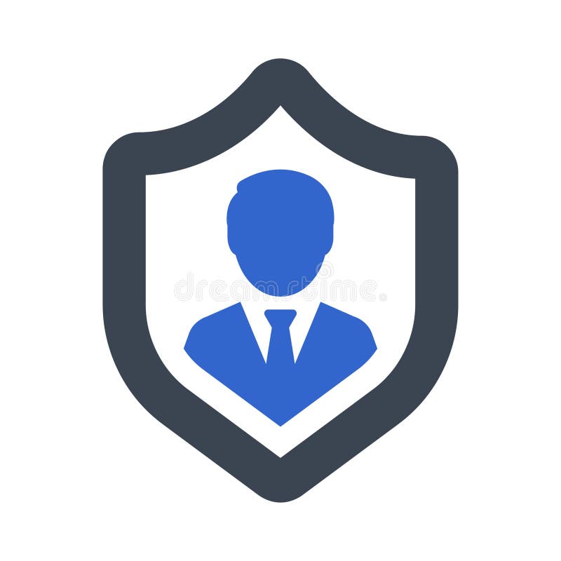 Personal security icon stock vector. Illustration of policy - 274944953