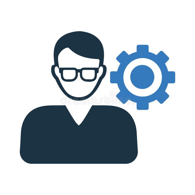 Personal, Settings Icon. Simple Editable Vector Illustration Stock ...