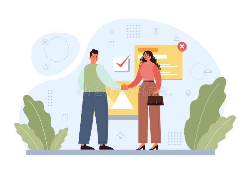 Personal Space Concept. Characters Setting, Protecting and Violating ...