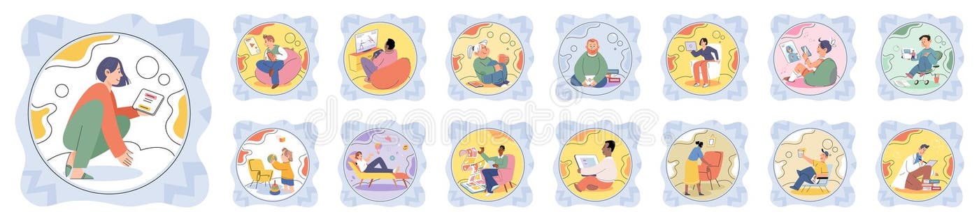 Psychological Boundaries Stock Illustrations – 153 Psychological ...