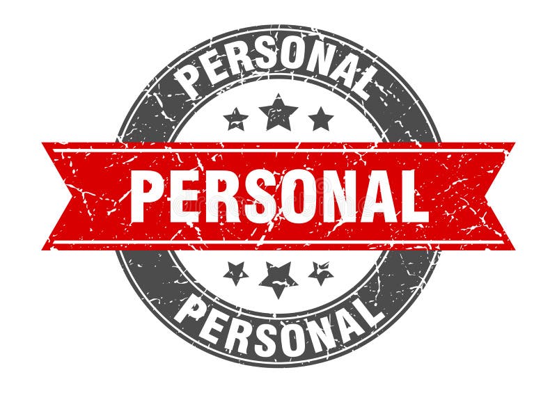 Personal stamp stock vector. Illustration of banner, isolated - 87604126