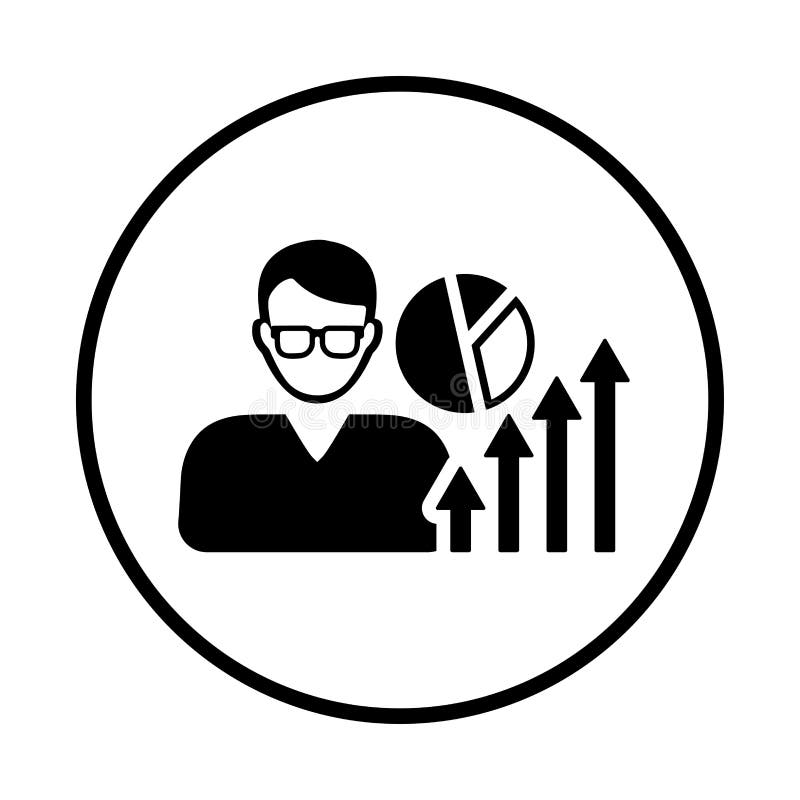 Personal, Statistics, Analysis Icon. Black Vector Graphics Stock Vector ...