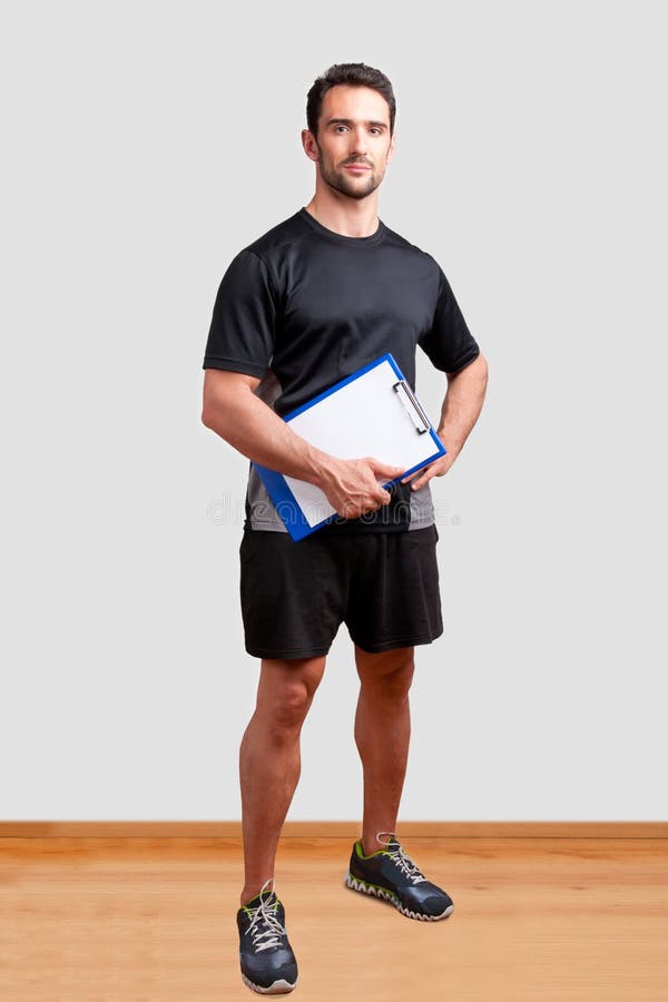 Personal Trainer stock image. Image of standing, sportsman - 34940641