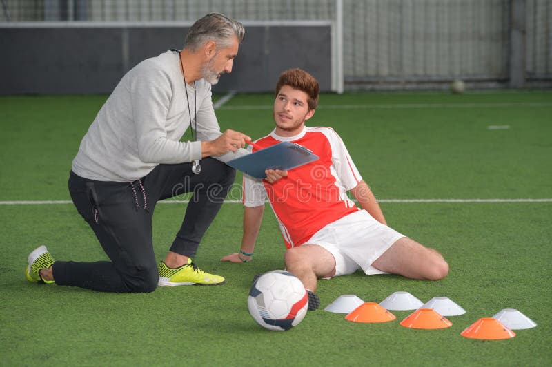 Personal Training in Football Stock Photo - Image of league, passion ...