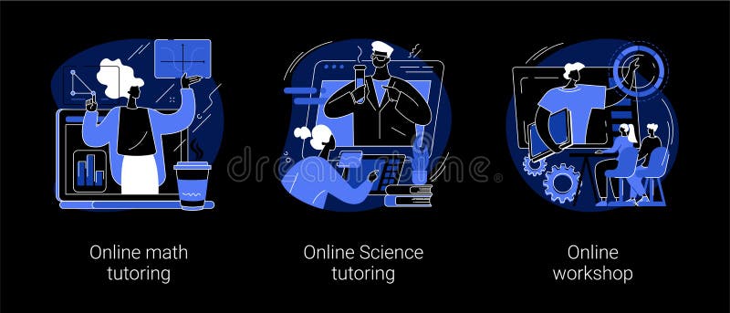 Personalised Learning Abstract Concept Vector Illustrations. Stock ...
