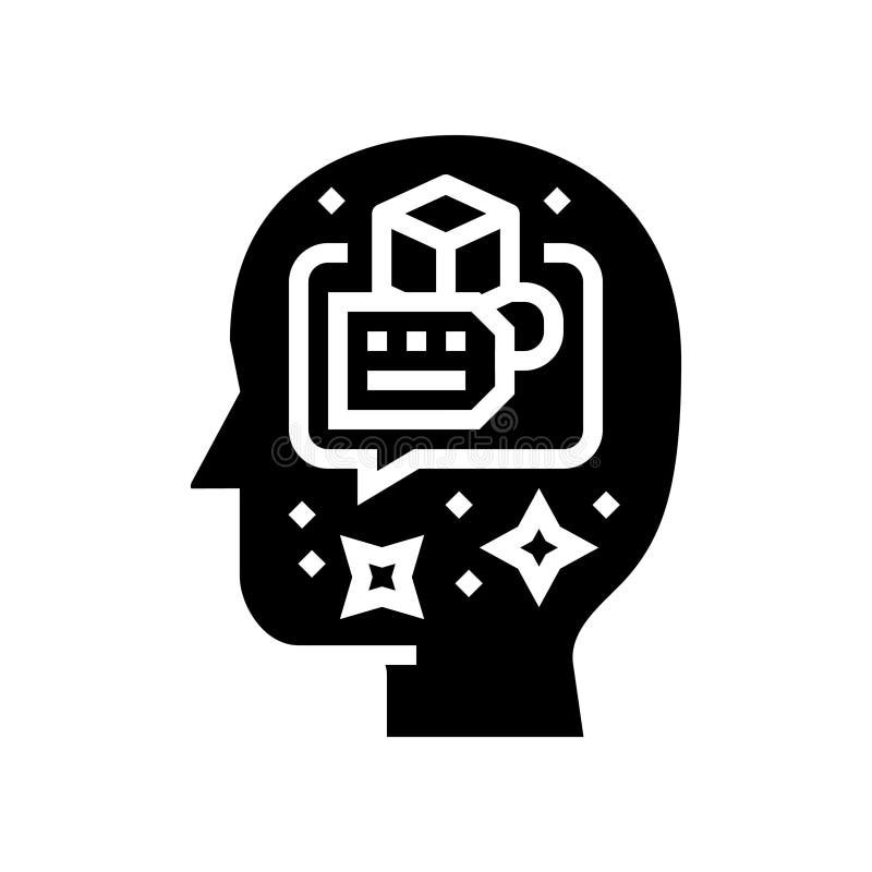 Personality Consumer Behavior Glyph Icon Vector Illustration Stock ...