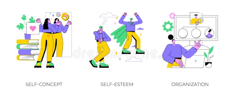 Personality Trait Abstract Concept Vector Illustrations. Stock Vector ...