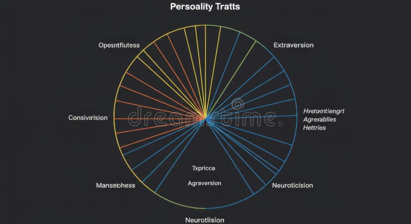 Personality Traits Radial Chart Analysis Visual Personality Assessment ...