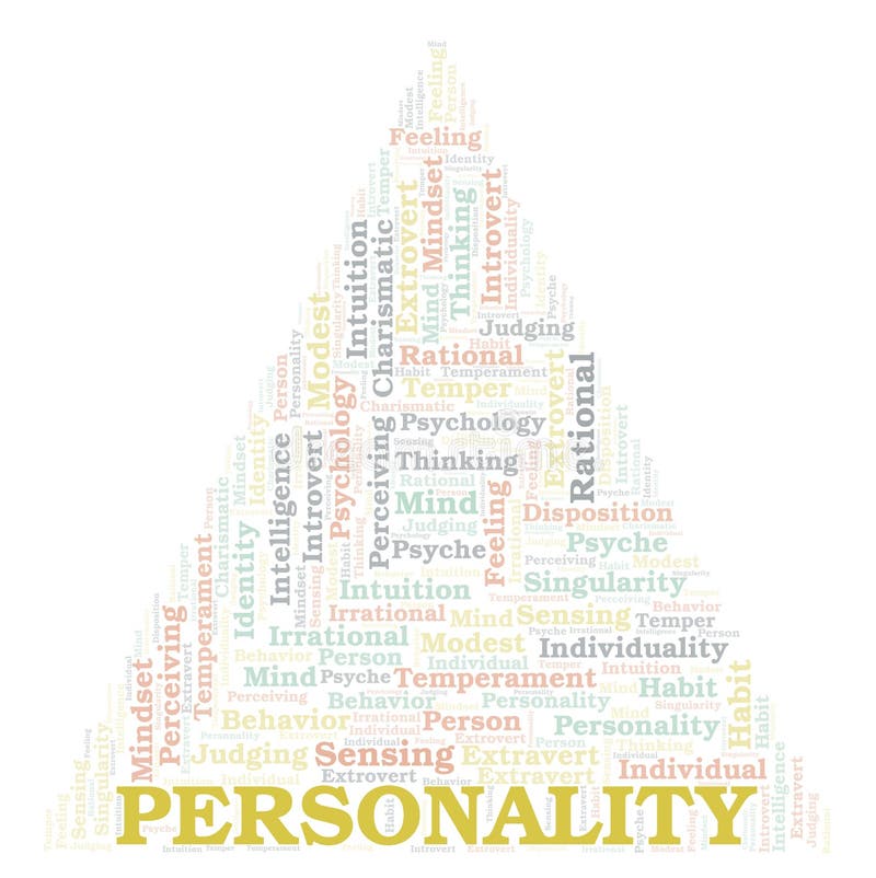 Personality word cloud stock vector. Illustration of mind - 142640475