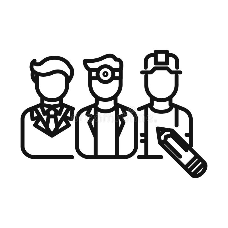 Personalization Black and White Icon Illustration Stock Vector ...