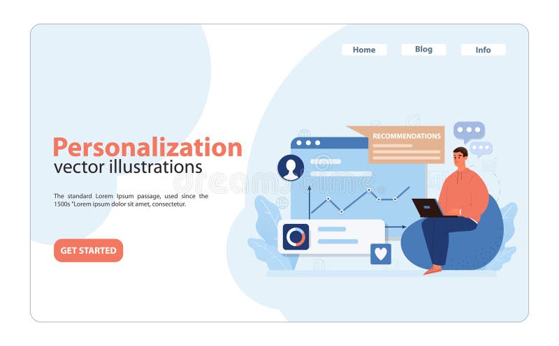 Personalization in Digital Experience. an Engaging Illustration ...