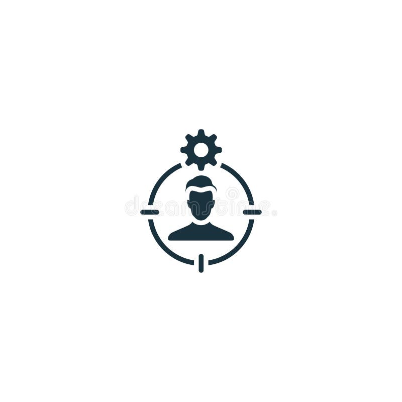 Personalization Icon. Monochrome Simple Virtual Assistant Icon for ... Personalization Icon. Monochrome Simple Virtual Assistant Icon for ...