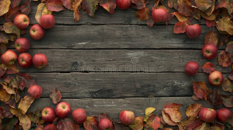Personalized Autumn-themed Poster Template Featuring a Rustic Border ...