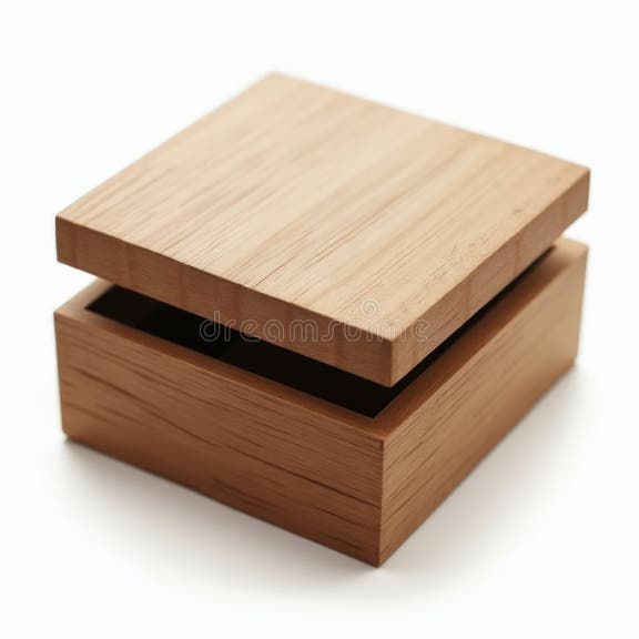 Personalized Box with Initials Engraved on it Isolated on a White ...