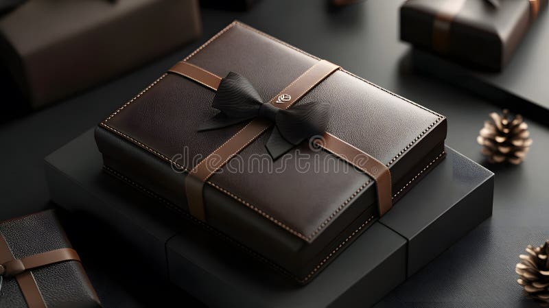 Personalized Gifts, Monogrammed Leather Wallet in Gift Packaging Luxury ...
