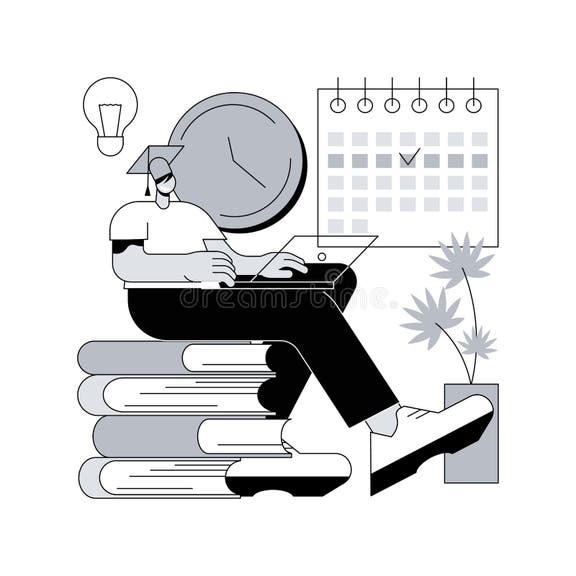 Personalized Learning Abstract Concept Vector Illustration. Stock Vector - Illustration of ...