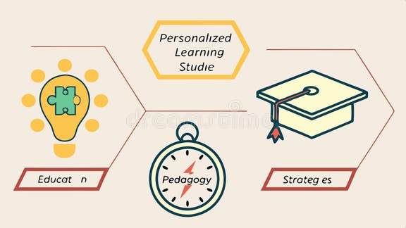 Personalized Learning Diagram, Education and Study Plan Vector Design ...
