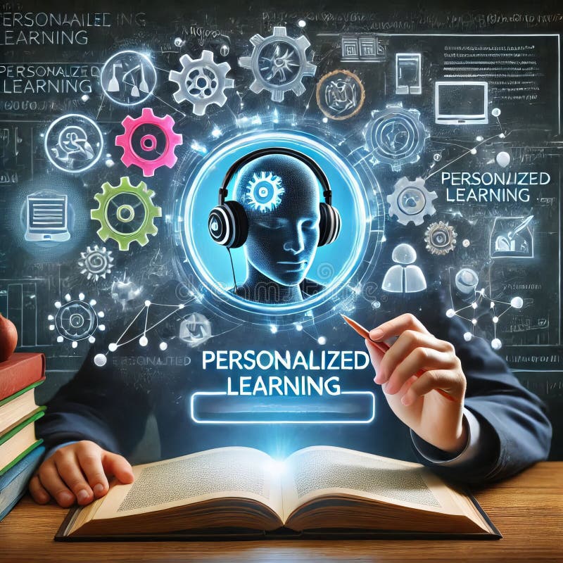 Personalized Learning an Image of a Person Receiving Personalize Stock Illustration ...