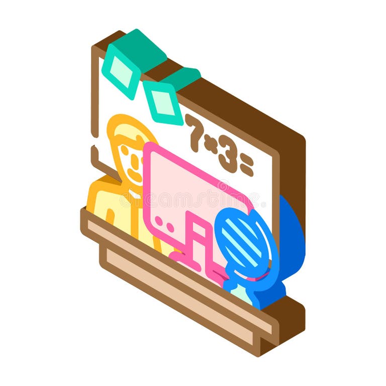 Personalized Learning Online Learning Platform Isometric Icon Vector ...