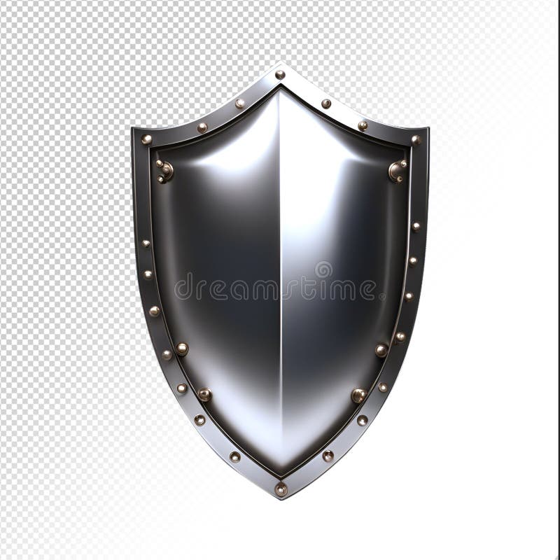 Personalized Medieval Style Metal Shield Stock Vector - Illustration of ...