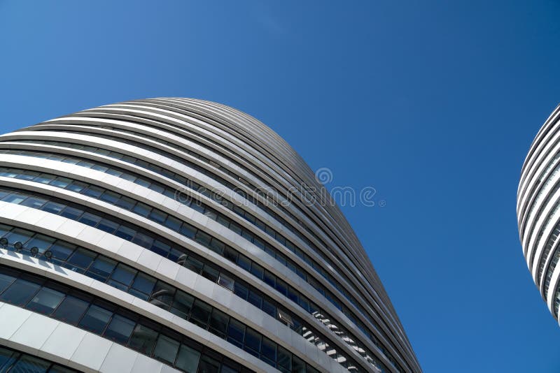 Personalized Office Building Wangjing SOHO Building Editorial Image ...