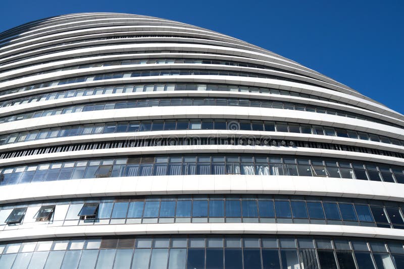 Personalized Office Building Wangjing SOHO Building Editorial Stock ...
