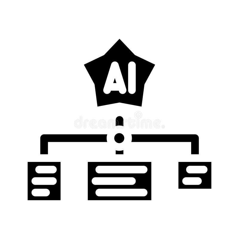 Personalized Recommendation Star Deep Learning Glyph Icon Vector ...