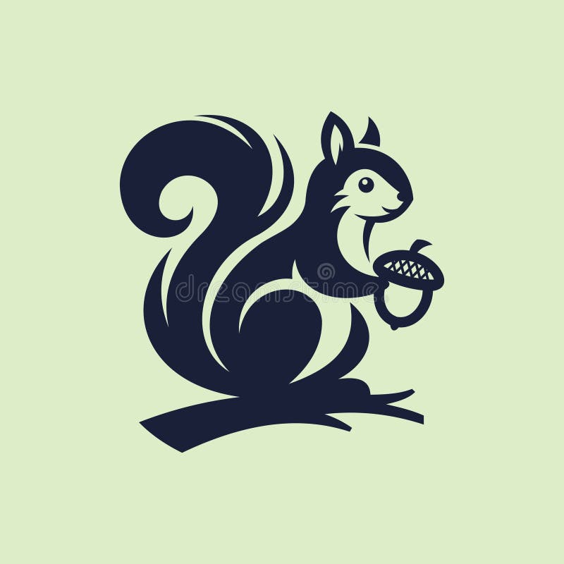 Personalized Squirrel Logo Design Ideas Stock Vector - Illustration of ...