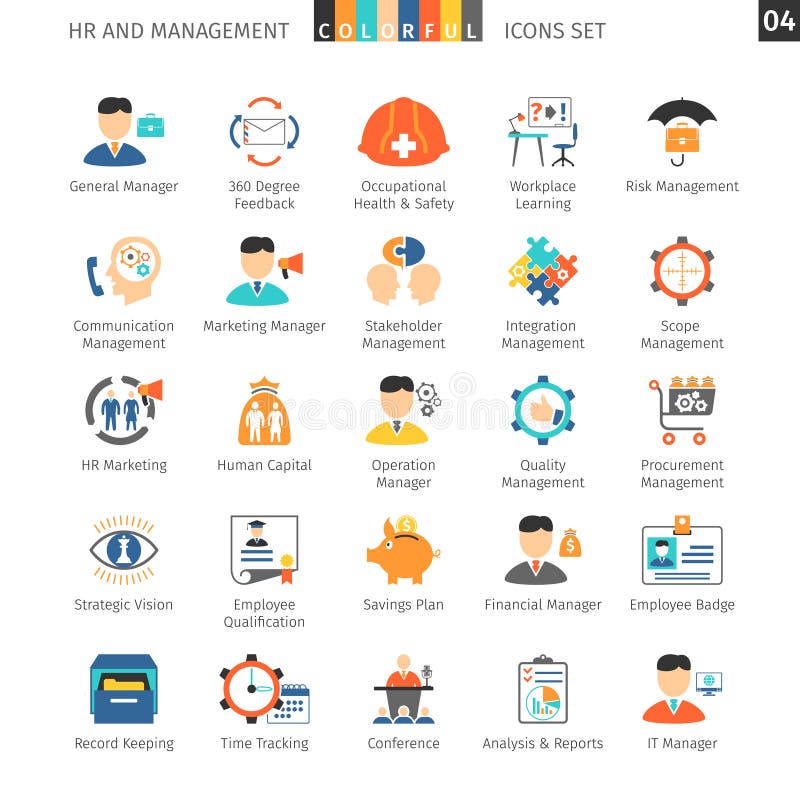 Personalwesen-Ebene Stellte 04 Ein Stock Abbildung - Illustration von ...