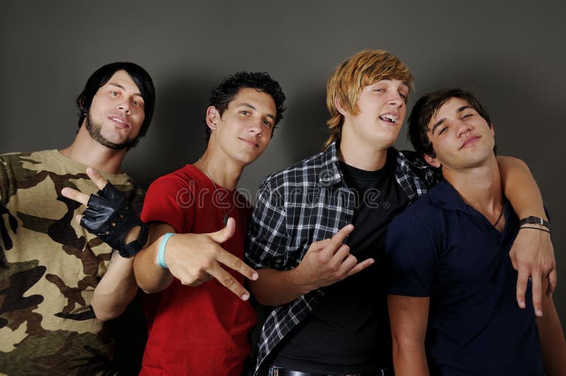 Personas Locas De Amigos Jovenes Imagen de archivo - Imagen de loco ...