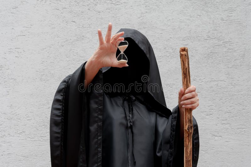 The Personification of Fate - a Mysterious Character with a Clock in ...