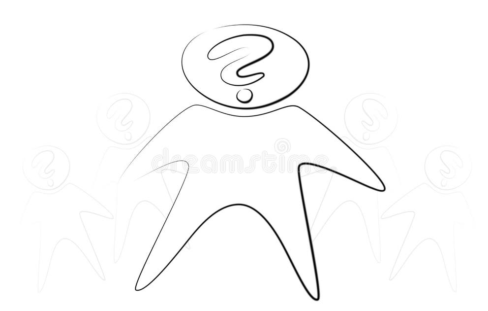 Personne inconnu illustration stock. Illustration du humains - 10387399