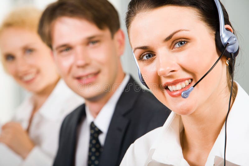 Helpdesk team stock photo. Image of call, connectivity - 4033728