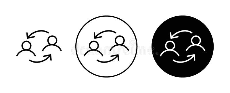 Personnel Change Icon Design Stock Illustrations – 155 Personnel Change ...