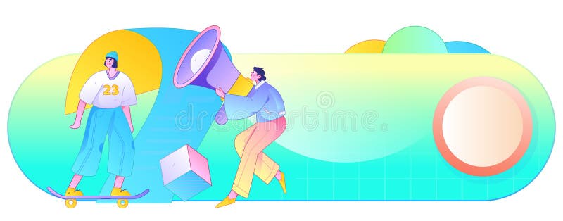 Personnel Doing Job Interview Flat Concept Operation Hand Drawn ...