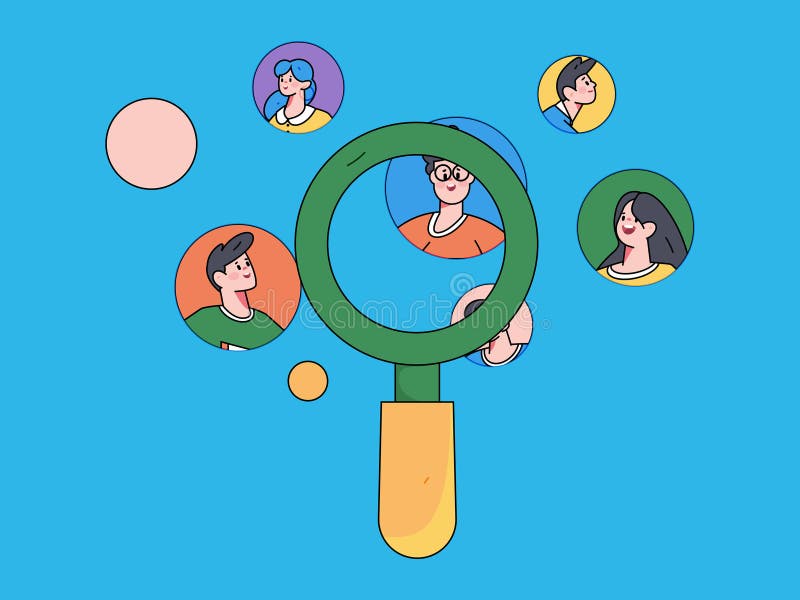 Personnel Doing Job Interview Flat Vector Concept Operation Hand Drawn ...