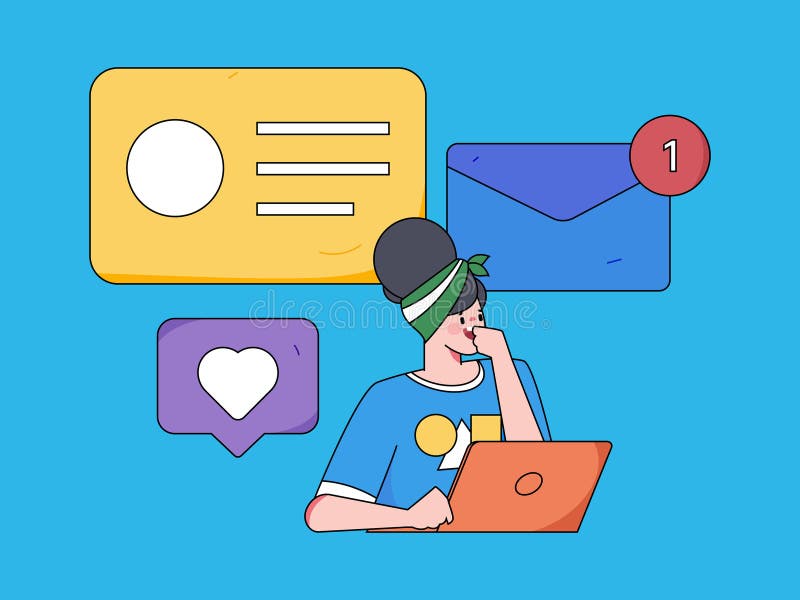 Personnel Doing Job Interview Flat Vector Concept Operation Hand Drawn ...