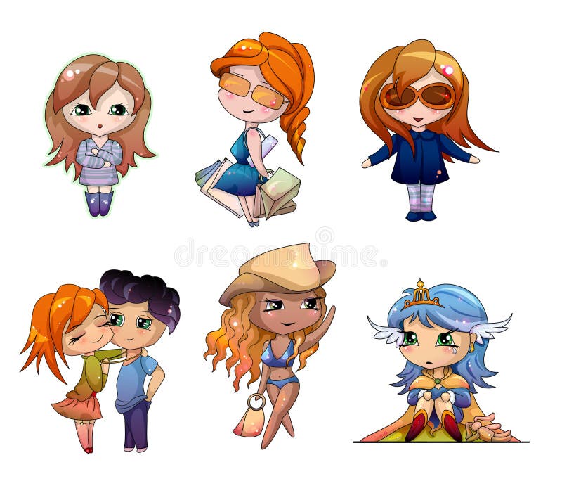 Personnes de dessin animé illustration stock. Illustration du groupe ...