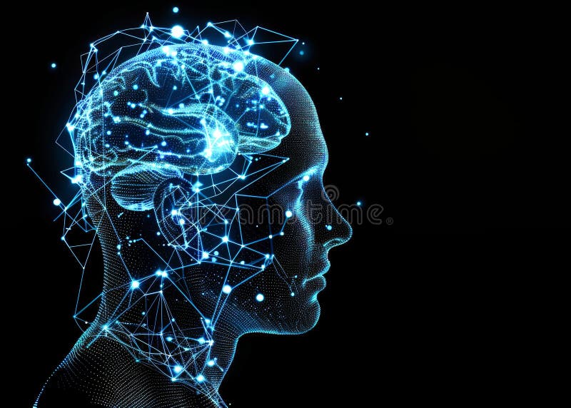 Head Connected Lines Stock Illustrations – 1,563 Head Connected Lines ...